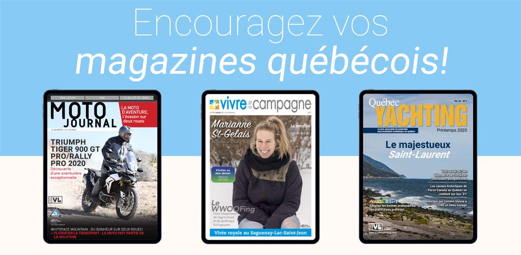 Encouragez vos magazines numériques québécois! - Moto Journal