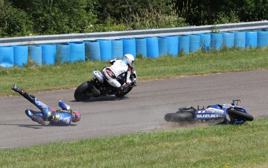 CSBK : une chute d’Alex Dumas lourde de conséquences, Ben Young s ...